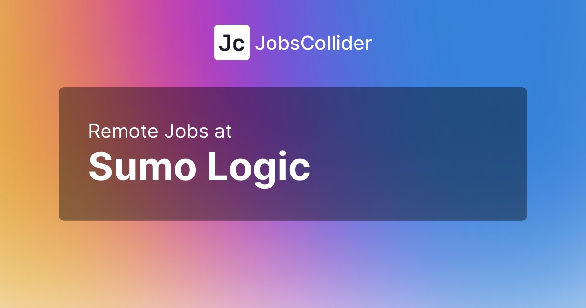 5+ Remote Jobs at Sumo Logic (May 2025)